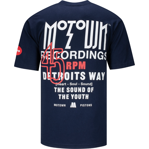 Pistons x Motown Sound Of The Youth Navy T-Shirt – Motown Records